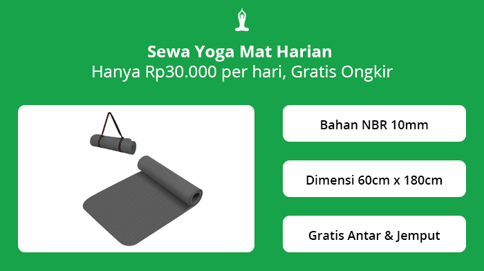 Sewa Matras Yoga Harian - Gratis Ongkir
